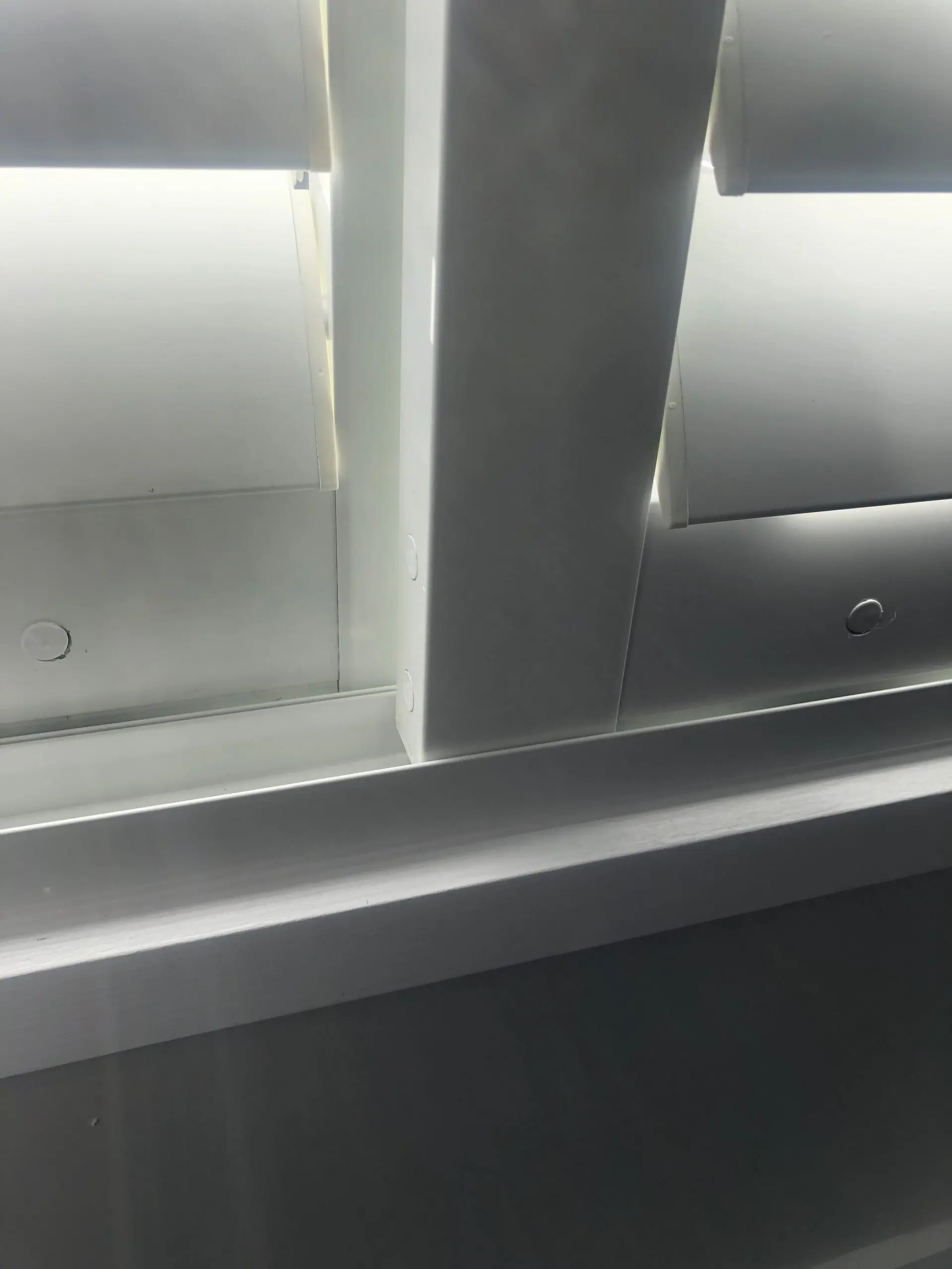 White Fixed Panel Shutter with Operable Blades - Australian Plantation ...