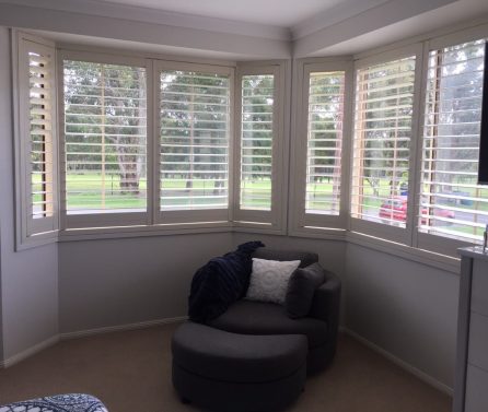 Corner Window Shutters Newcastle | Interior Shutters
